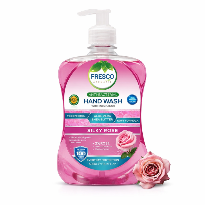 Fresco Antibacterial Liquid Handwash Pump Original 500ml – Claasic Care ...