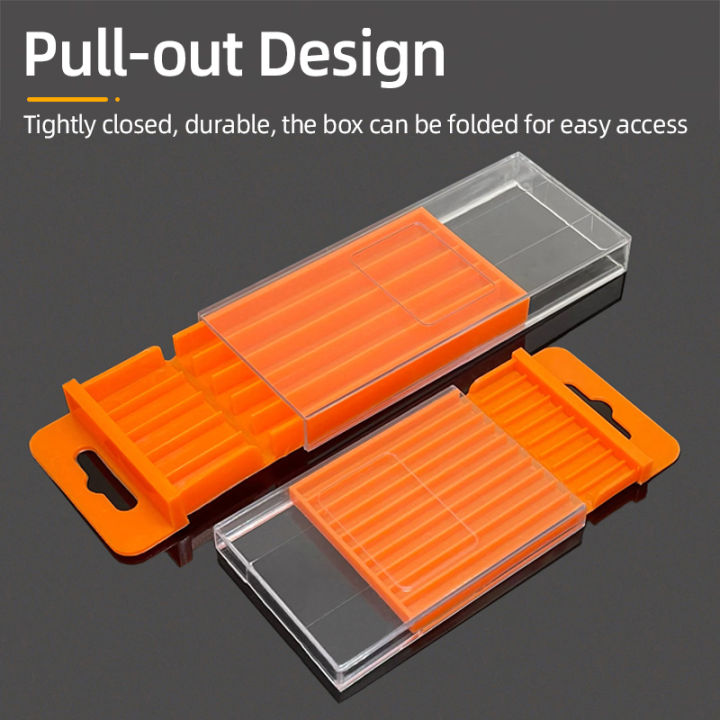 Drill Bit Storage Box Plastic Drawing Box Special Tool Boxes Twist ...