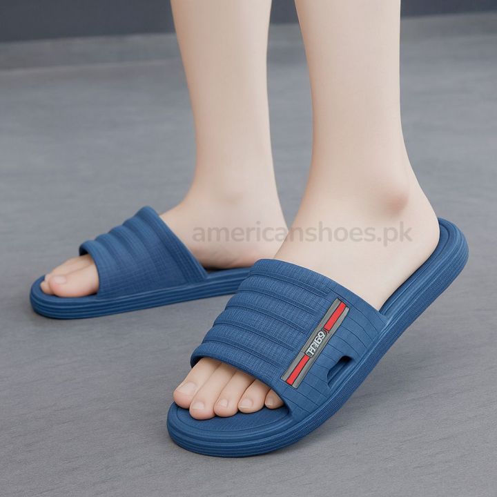 Casual Summer Non-Slip Sole Mens Slippers & Flip Flops Rubber House ...