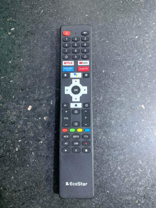 Eco Star New Voice Remote Control For Ecostar Smart TV LCD & LED Origonal Remote AL SAM | Daraz.pk