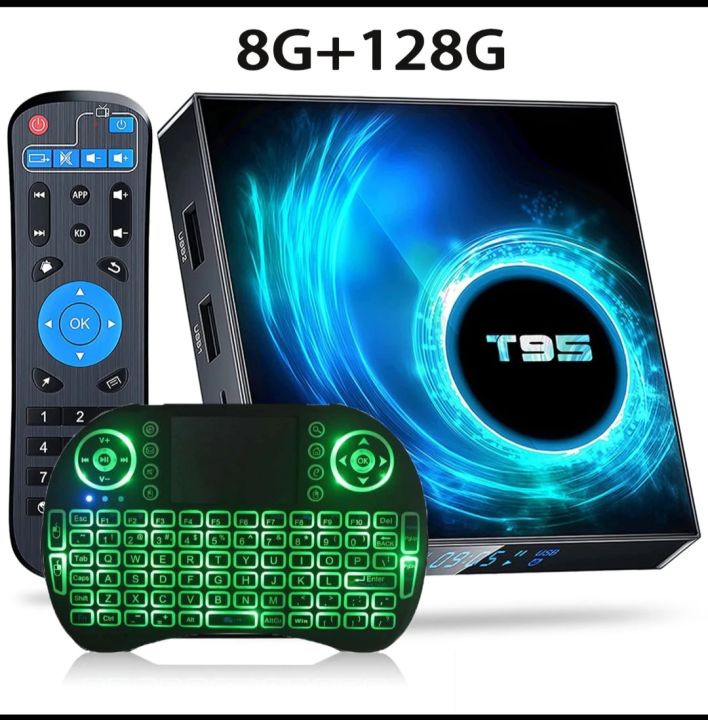 T95 TV Box Android 10 Smart Ram 4GB 64GB Allwinner H616 Quad Core ...