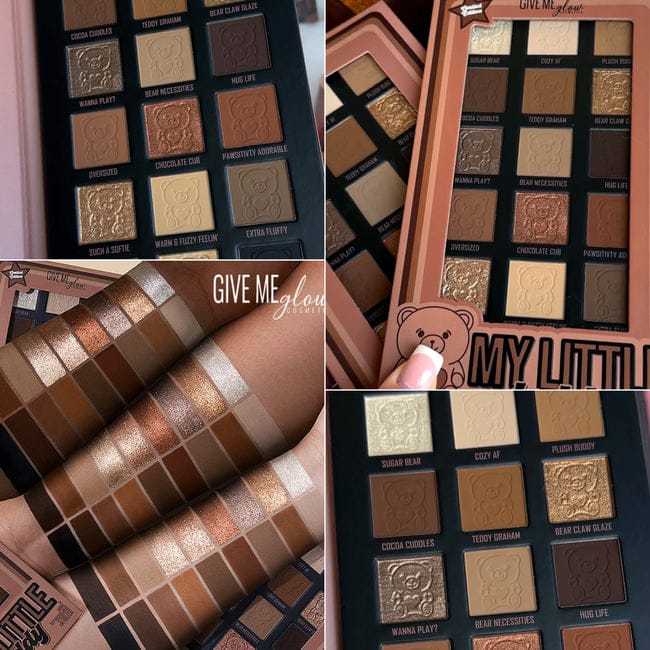 MY LITTLE TEDDY "WARM" Eyeshadow Palette – Highly Pigmented, Long ...