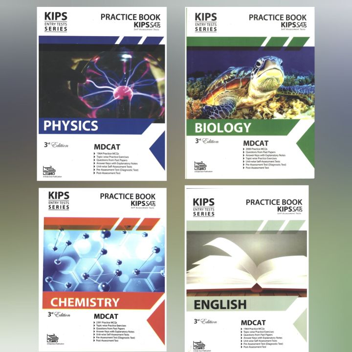 Set of 4 Kips MDCAT Practice book 2025 Edition / Kips MDCAT books 2025 ...