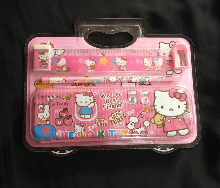 gift set geometry set with all stuff available in hello kitty and ...