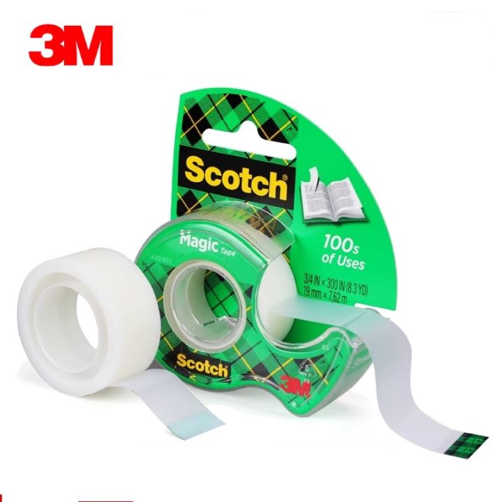 3M Magic Tape with Dispenser 105, 3M Scotch Invisible tape, Home Office ...
