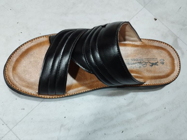 Fashionable Genuine Leather Sandle For Men by Nuans | Daraz.com.bd