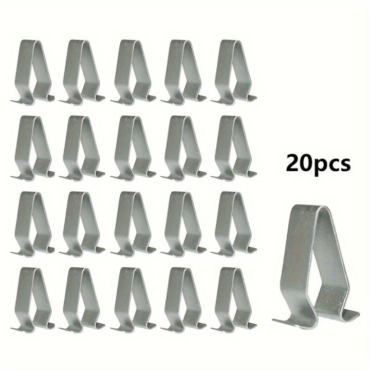 20pcs Car Door Strip Lining Metal Fastener Clips for VW Seat Audi A4 A6 ...