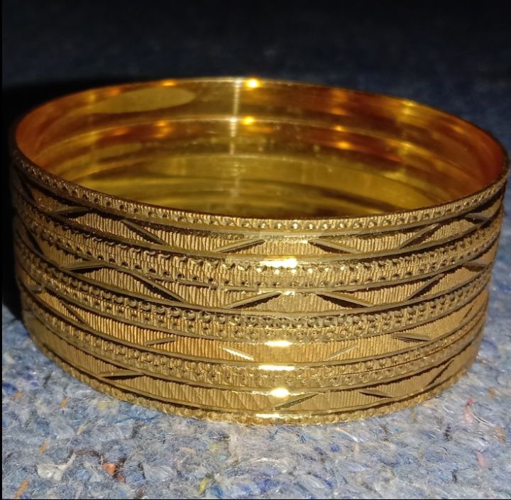 golden bangles good quality bangles for girls women 4 pcs bangles ...