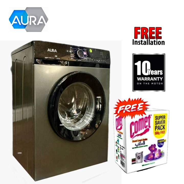 Aura 7 Kg Fully Automatic Front Load Washing Machine Comet 4.5 kg Free ...