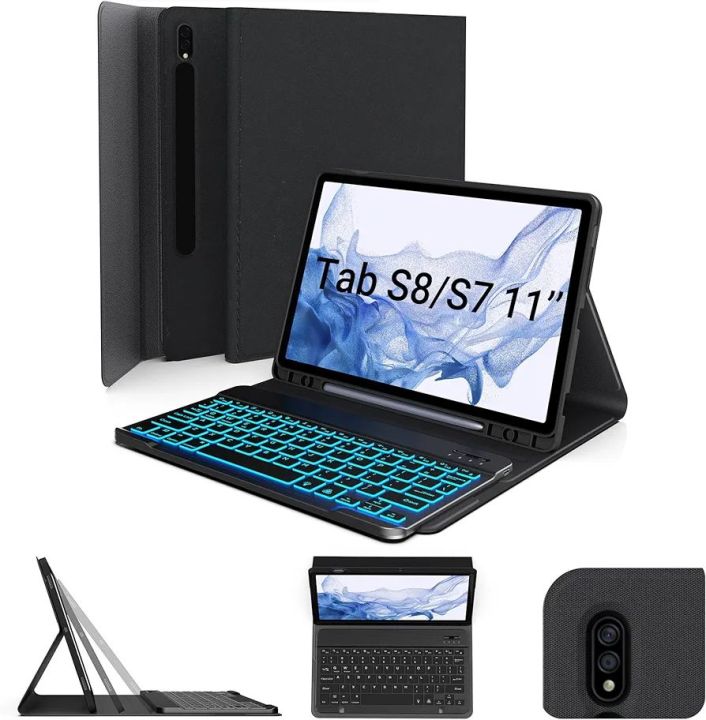 Keyboard Case for Samsung Tab S7 11 inch (/T870/T875/) Slim Leather ...