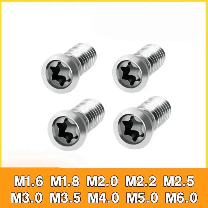 Torx Screw M1.6 M1.8 M2.0 M2.2 M2.5 M3.0 M3.5 M4.0 M5.0 M6.0 Lathe Tool ...