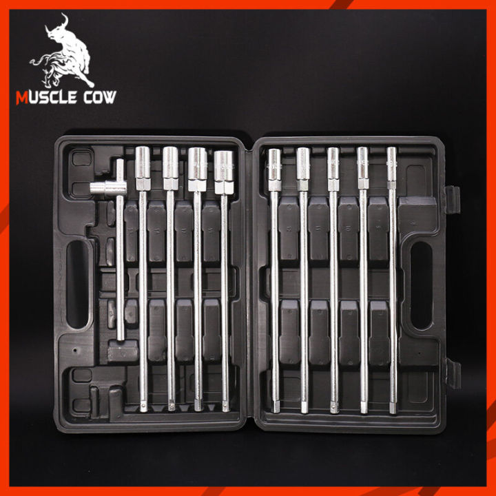 Long T block, 11 slide handle, long t block set muscle cow brand block ...