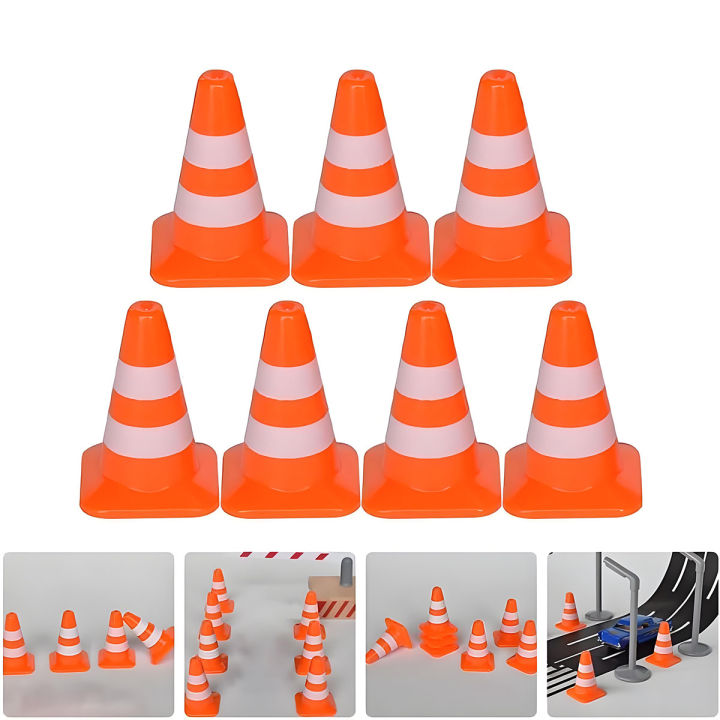 20pcs Mini Traffic Cones Miniature Traffic Cones Mini Traffic Signs ...