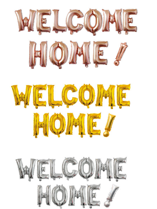 16 Inch Welcome Home Letter Balloons Back To School Home Party ...