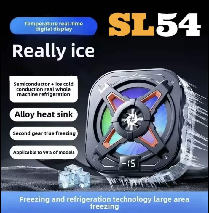 SL-54 Mobile Phone PUBG Game Cooler Magnetic & Back-clip Semiconductor ...