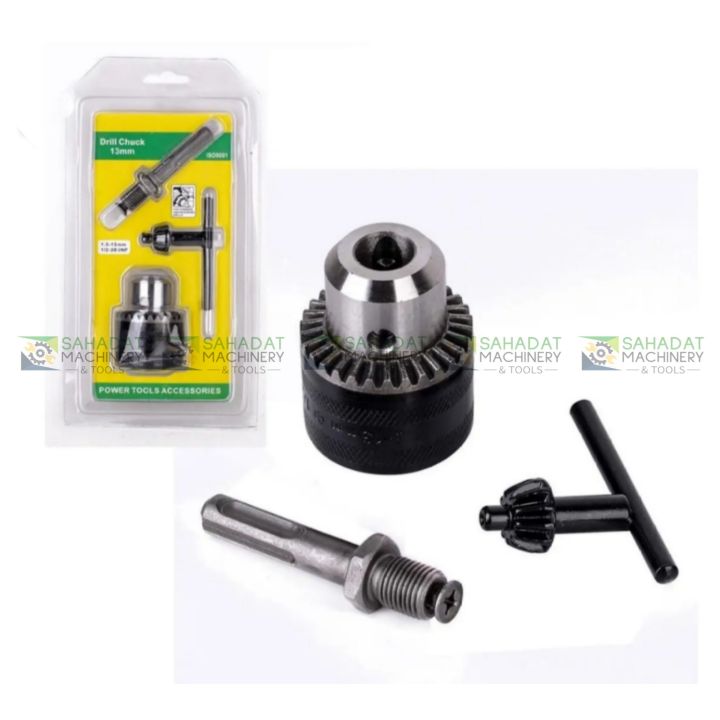 Rotary Hammer Drill Chuck Adapter 1.5-13mm 1/2" 20UNF Thread With SDS ...