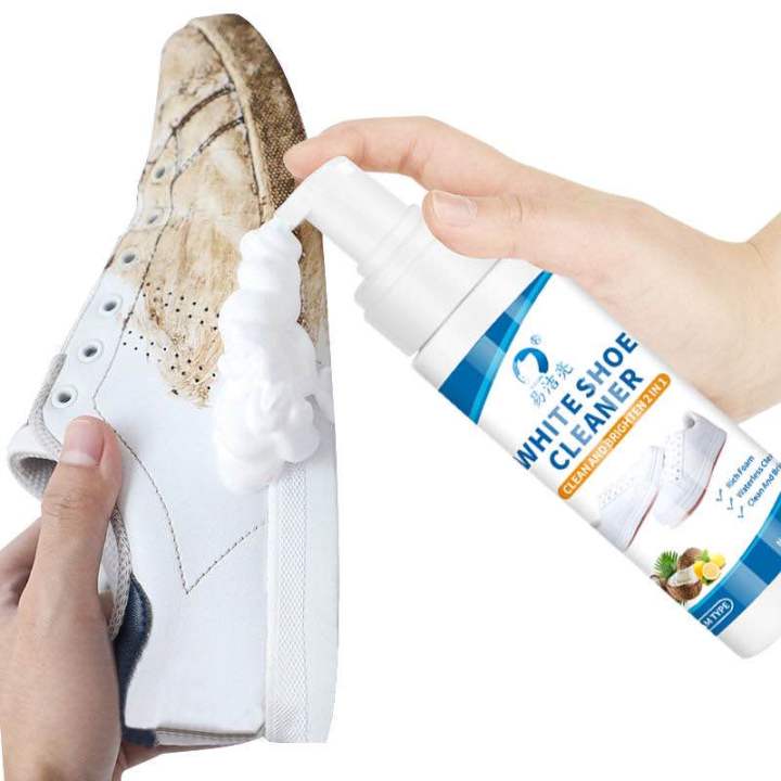Shoe Cleaner,200 ML Premium White Shoe Cleaner | Daraz.lk