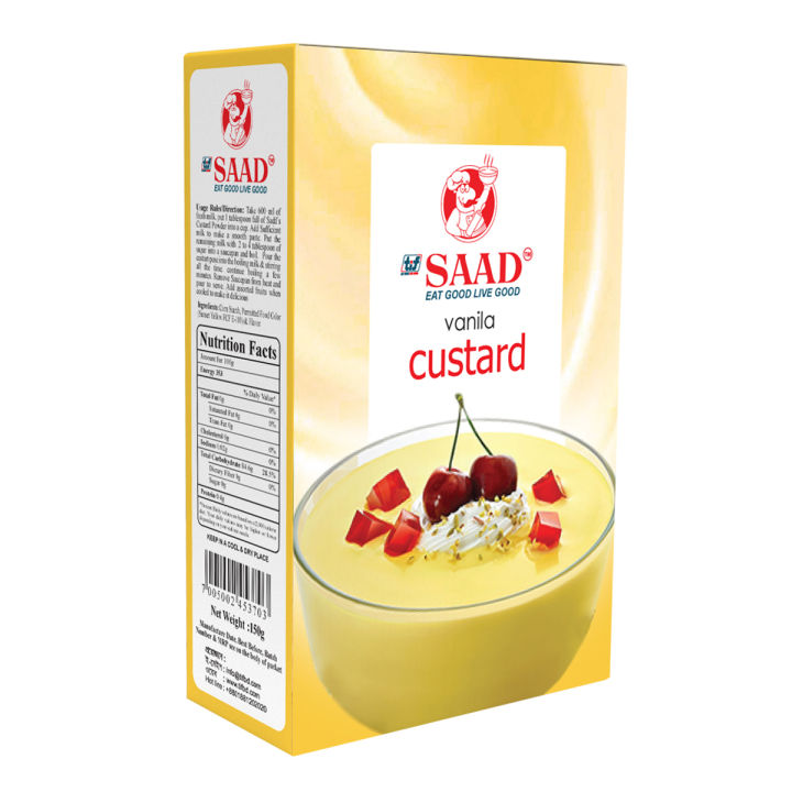 Saad Custard powder (paper box) 150gm | Daraz.com.bd