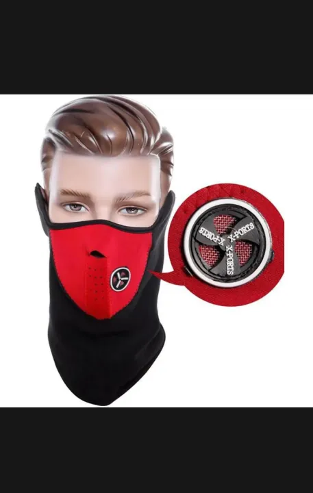 STR Half Face Mask Red / Blue Unisex | Daraz.pk