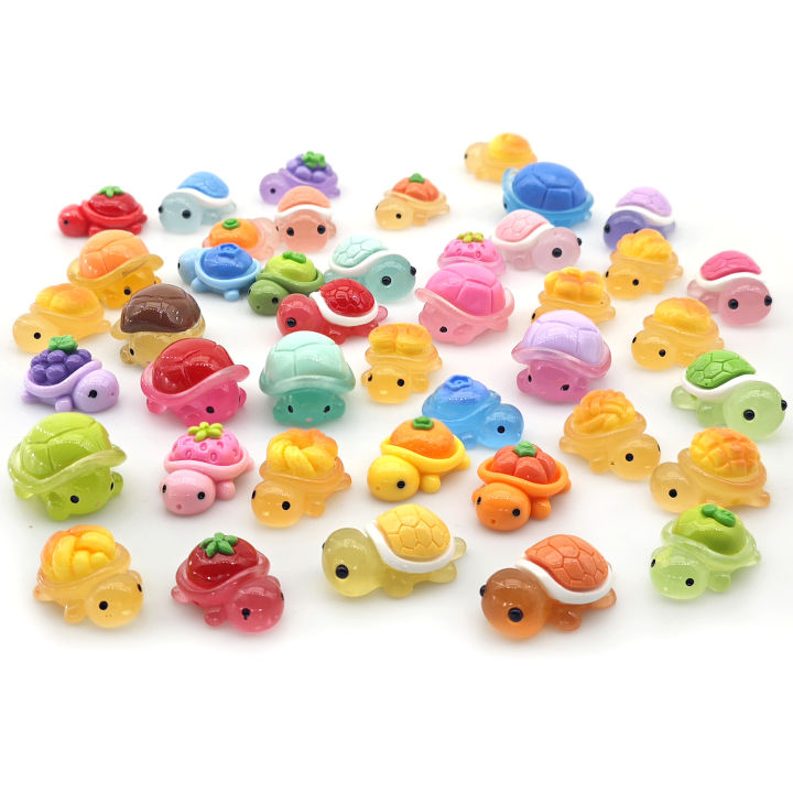 Mini Ocean Resin Turtle Animals Tiny Sea Animals Figurines Marine ...