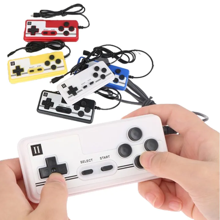 1PCS New Classic Retro Version Of Home Fc Plug-in Double Handheld Game ...