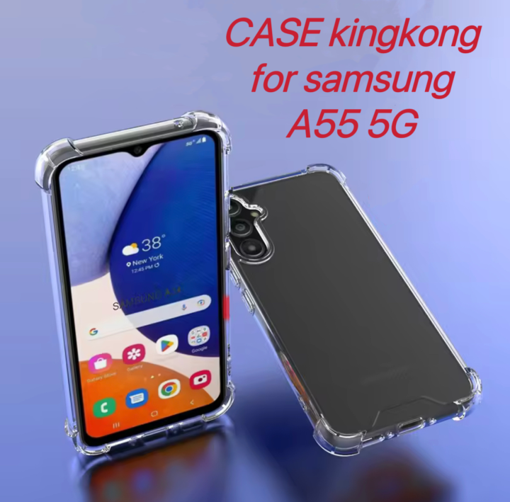 Kingkong kingkong case transparent shockproof case for Samsung s24fe/A55 5g/A06 4G/A16 5g soft ...