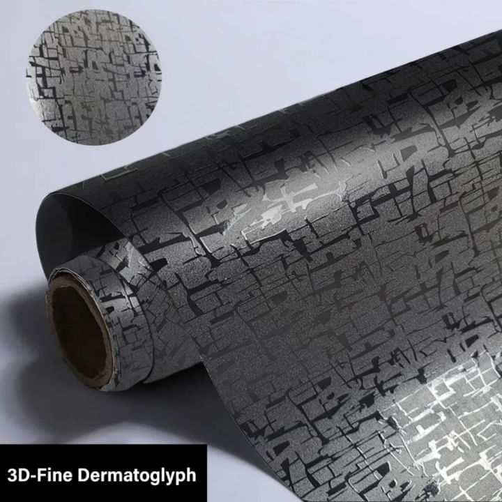 3D texture black Wrap – 30x60cm | Car & Bike Body Vinyl Sticker ...
