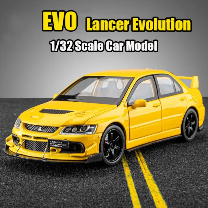 1:32 Lancer Evolution EVO Simulation Car Model Metal Diecasts Toy Vehicles Alloy Decoration ...
