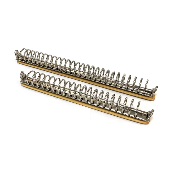 A5 B5 Metal Ring Binder Clips with Bamboo Back Panel Detachable Buckle ...