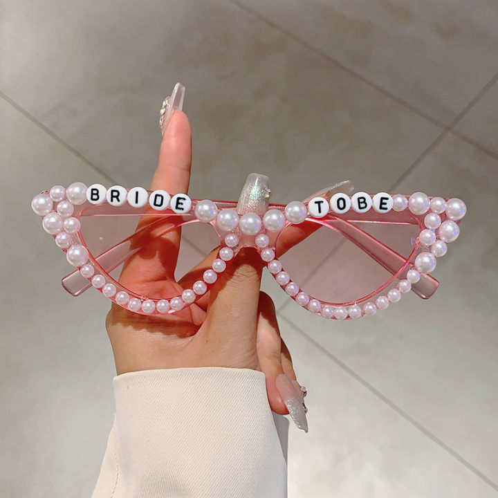 KAMMPT Bride to be Letters Decor Shades Candy Color Bridal Shower Gift ...