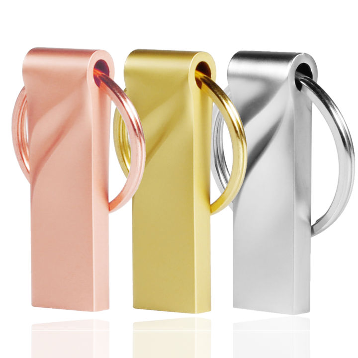 Super Mini Pen Drive 64GB Metal Free Key Ring USB Flash Drive 32GB ...