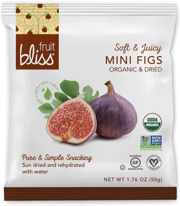 Organic Turkish Figs Dried Fruit Snacks, Sweet, Soft & Juicy Sun-Dried ...