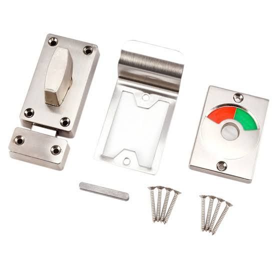Bathroom Toilet Wc and Changing room Indicator Dead Bolt latch lock ...