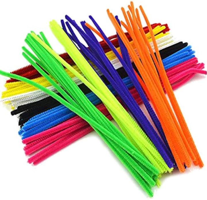 Pipe cleaner multi colours 50 pieces | Daraz.lk