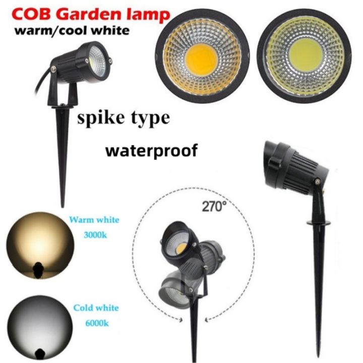 LED COB Garden Light 5W Spike Lawn Lamp Outdoor IP65 Waterproof Garden ...