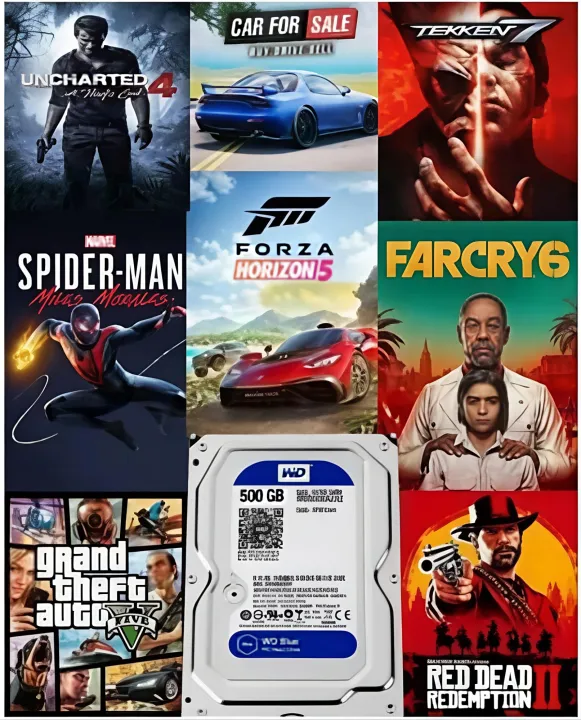 PC Hard Drive with Games, Hard disk with games, Pc Games, Gta 5 Hard ...
