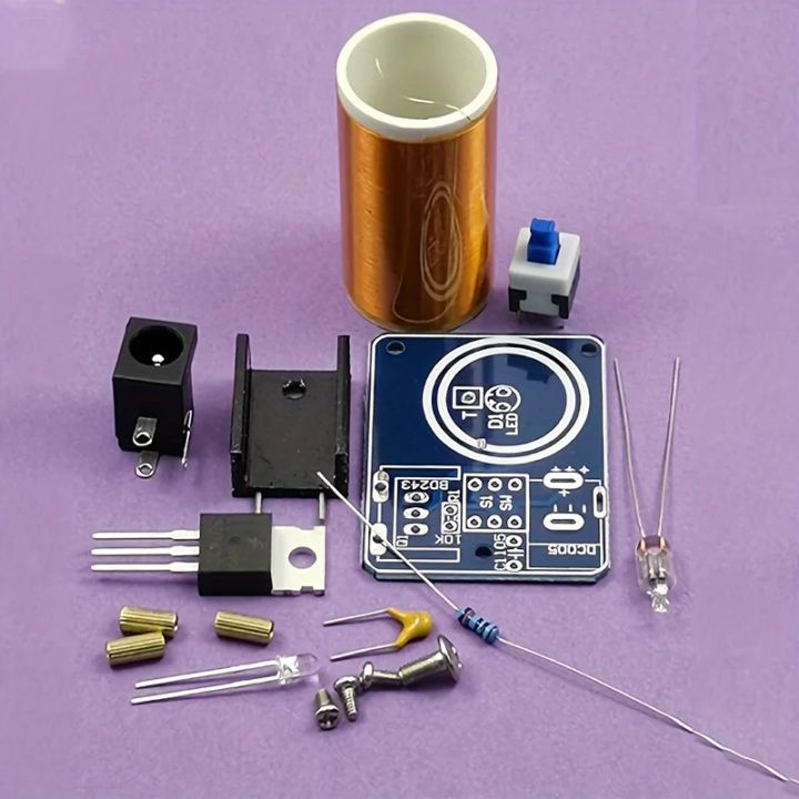 Mini Tesla Coil Kit, BD243, DIY Electronic Project, Hand Solder ...