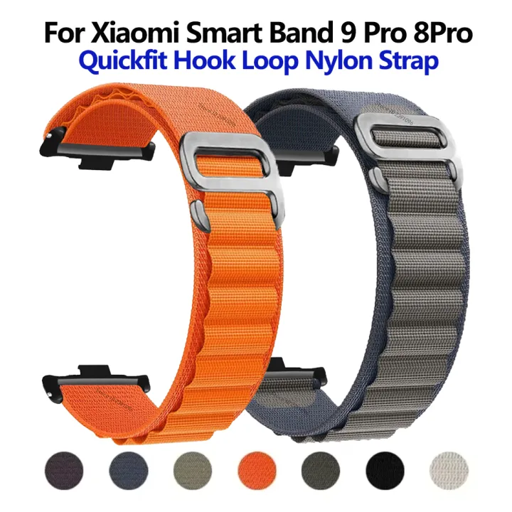 Nylon Loop Strap For Xiaomi Mi Band 9 Pro/8 Pro band Smart watch Sport ...