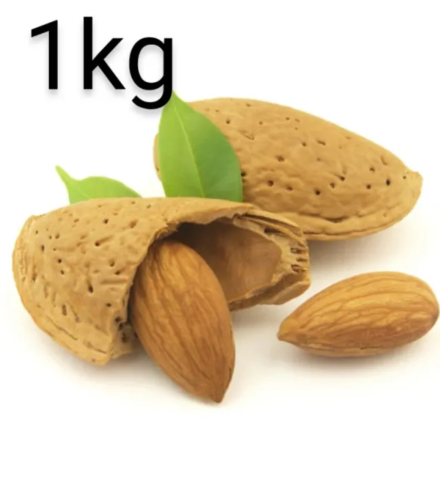 Almond with soft shells 1kg pack fresh dry fruits | Daraz.pk