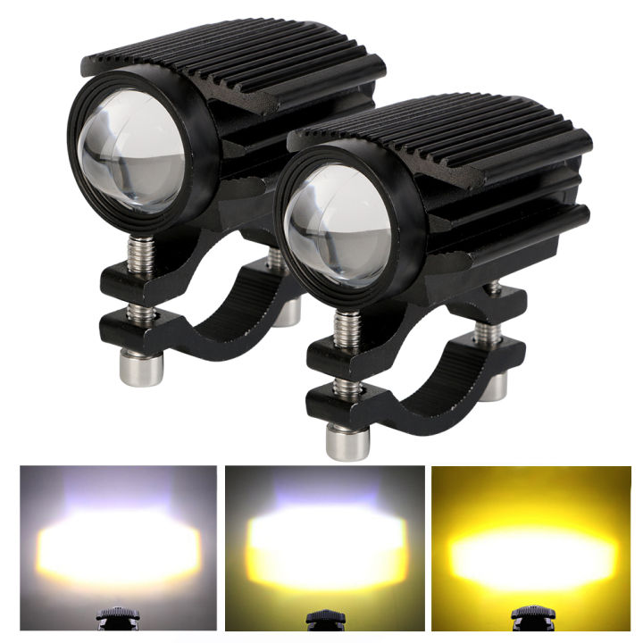 Ultra bright headlights with integrated high and low light, white and ...