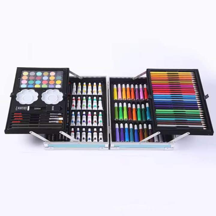 Art & Coloring Kit for Kids | Suitcase Style Colouring Kit | Portable ...