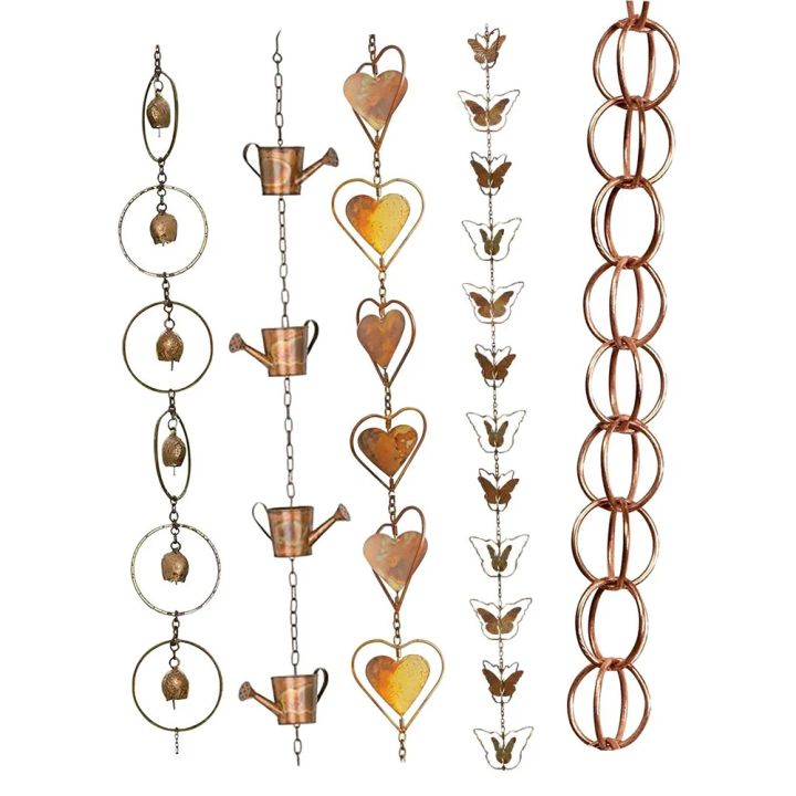 1pcs Functional And Decorative Rain Chains For Outdoor Use Easy 1M ...
