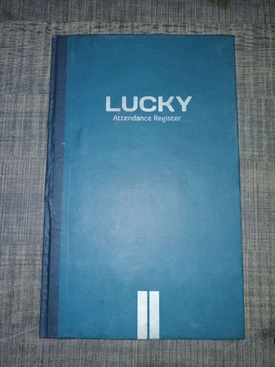Lucky Attendance Register No:1 | Daraz.pk