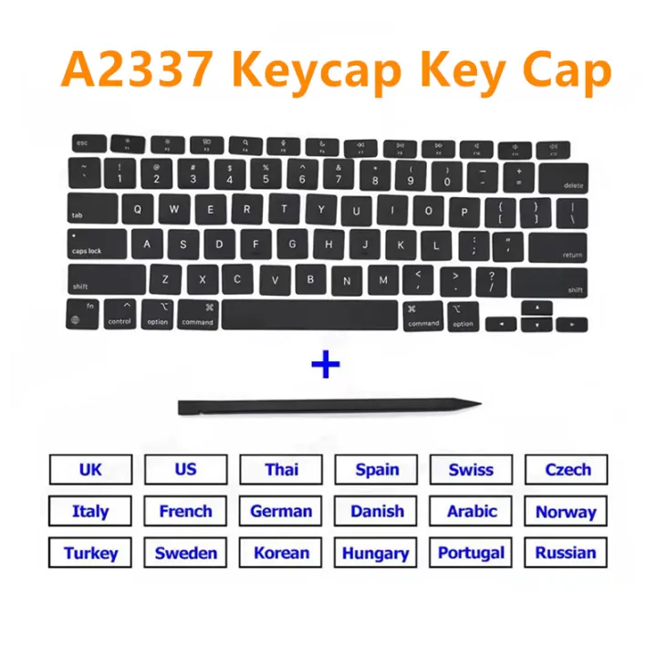 New Replacement Keycaps Keys Key Cap For Macbook Air 13" M1 A2337 ...