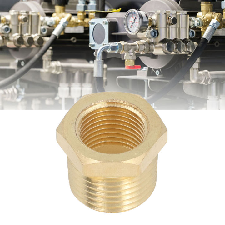 1pc Brass Pipe Adapter Fitting Reducing Hex-Bush Bushing Male-Female ...
