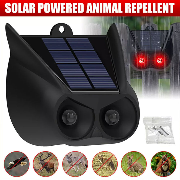 Solar Ultrasonic Bird Repellent New Animal Repellent Outdoor Pest ...