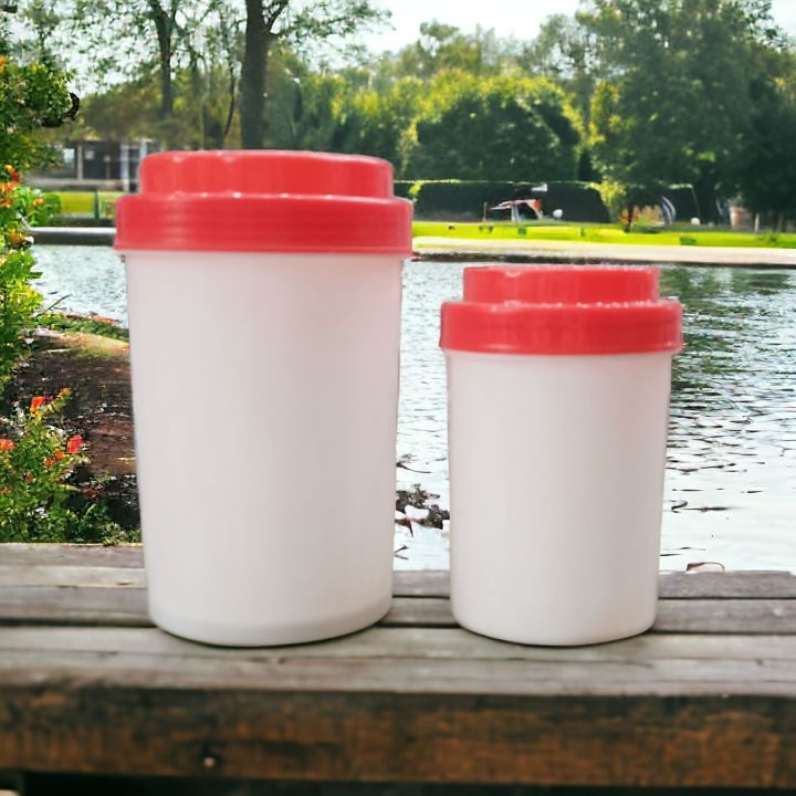 Pack of 2 Jars for Kitchen 1 KG and 0.5 kgs STORAGE SNACK JAR Spice ...