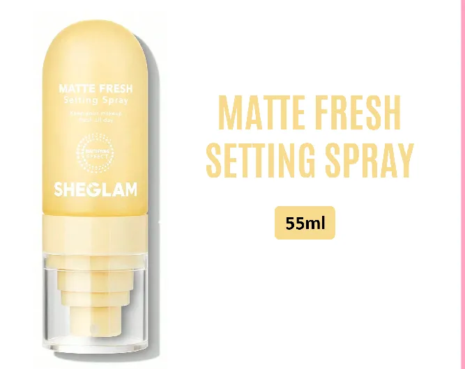 She Glam Matte Finish Setting Spray 55 Ml | Daraz.com.bd
