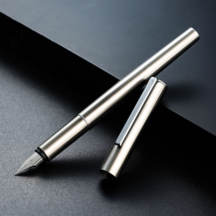 Jinhao 35 Fountain Pen All Steel Luxury Quality EF/ F Nib Calligraphy ...