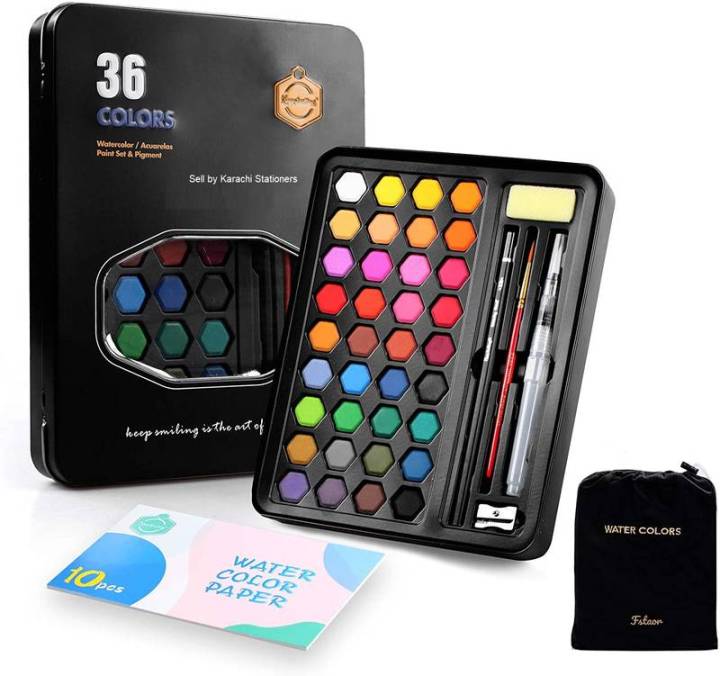 MAGRITTE 36 WATER COLORS PAINT SET | Daraz.pk